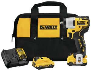 dewalt xtreme 12v max* impact wrench, cordless kit, 3/8-inch (dcf902f2)