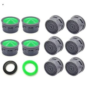 Faucet Aerator, Faucet Flow Restrictor Replacement Parts Insert Sink Aerator for Bathroom (10pcs)