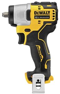 dewalt 12v max* impact wrench, cordless, 3/8-inch, tool only (dcf902b)