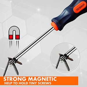 Torx Screwdriver Set,TECKMAN 10 in 1 Magnetic Torx Security Screwdrivers with T6 T8 T9 T10 T15 T20 T25 T27 T30 T40 Long Bit for Stihl Saws,Dyson Vacuum,Motorcycle,Bicycles,Automobile and Dishwasher