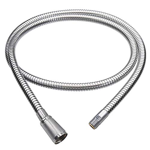 46092000 Kitchen Faucet Hose Replacement Parts, Pull-Out Spray Replacement Hose for Grohe Ladylux Replacement Parts, Alira Sink Faucet Hose By Awelife, 59-inch Starlight Chrome Finish