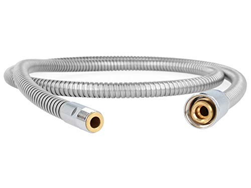 46092000 Kitchen Faucet Hose Replacement Parts, Pull-Out Spray Replacement Hose for Grohe Ladylux Replacement Parts, Alira Sink Faucet Hose By Awelife, 59-inch Starlight Chrome Finish