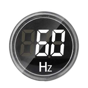 YWBL-WH AC Round Frequency Meter LED Digital Display Hz Frequency Indicator Light