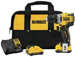 dewalt xtreme 12v max* cordless drill / driver kit, 3/8-inch (dcd701f2)