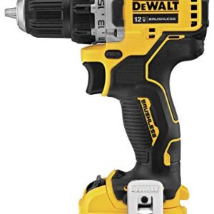 DEWALT XTREME 12V MAX* Cordless Drill / Driver Kit, 3/8-Inch (DCD701F2)