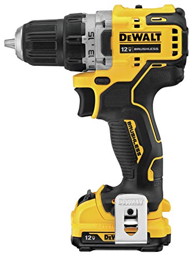 DEWALT XTREME 12V MAX* Cordless Drill / Driver Kit, 3/8-Inch (DCD701F2)