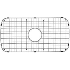 serene valley sink grid 26-13/16" x 13-3/8", centered drain with corner radius 3", ndg2613c