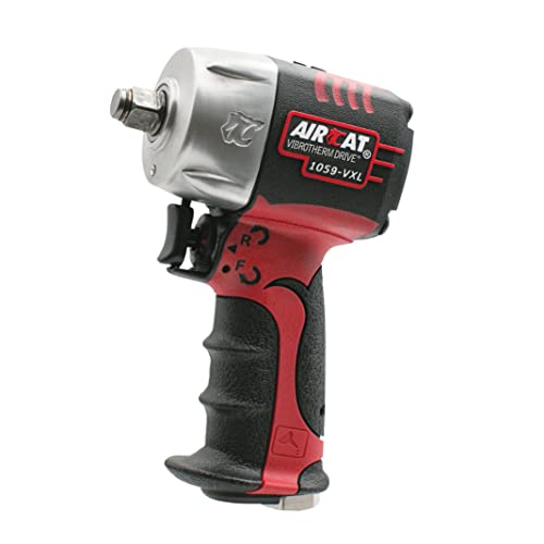 AIRCAT Pneumatic Tools 1059-VXL: 3/8-Inch Vibrotherm Drive Composite Compact Impact Wrench 750 ft-lbs