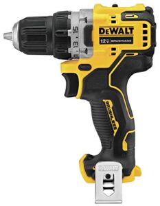 dewalt xtreme 12v max* cordless drill, 3/8-inch, tool only (dcd701b)