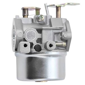 640052 Carburetor w Primer Bulb Fuel Filter Replacement for Tecumseh HMSK80 HMSK90 HMSK85 HMSK100 HMSK105 HMSK110 LH318SA LH358SA Snow Blower Thrower 8HP 9HP 10HP 640054 640349