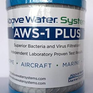 AWS-1 Plus Above Water Systems, Inc. Seagull IV X-1F and PurestOne TP-1 Compatible Replacement Cartridge