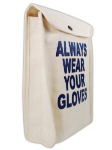 magid a.r.c. cotton twill canvas glove bag for rubber insulating electrical gloves