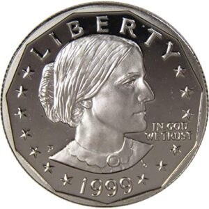 1999 p susan b anthony dollar choice proof sba $1 us coin collectible