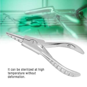 Ring Opening Pliers, Cimenn Surgical Steel Body Piercing Kits Ear Nose Lip Navel Tongue Septum Forcep Clamp Pliers Tool, Precision Circlip Pliers Retaining Clip Pliers Solid Spring Removal Tool