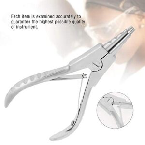 Ring Opening Pliers, Cimenn Surgical Steel Body Piercing Kits Ear Nose Lip Navel Tongue Septum Forcep Clamp Pliers Tool, Precision Circlip Pliers Retaining Clip Pliers Solid Spring Removal Tool