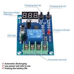 Yosoo Battery Charging Controller Battery Charging Module Power Supply Switch Module for Car Generators Solar Power Wind Turbines Electric Vehicles