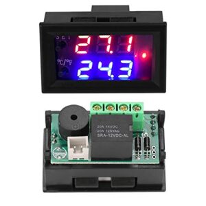 Digital Display Microcomputer Thermostat, DC12V Temperature Controller Switch with Sensor for Temperature Control Protection Fields.