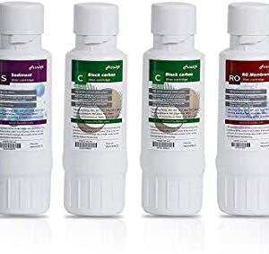 FRIZZLIFE W5006 Water Filter Replacement Cartridge For WA99 RO Reverse Osmosis System - From Second Year Replacement Cartridge Set (6 Pack)