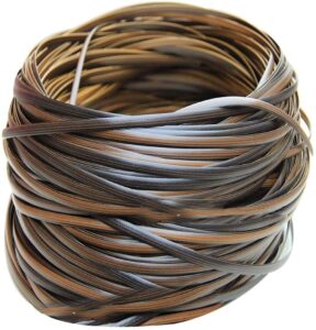 coolsomejies 230ft wicker repair kit,coffee brown gradient wicker chair repair kit rattan material for chair repair table knit, storage basket, patio conversation