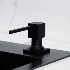 kitchen sink soap dispenser,matte black oil rubbed bronze built in pump kitchen sink dish soap dispense-c