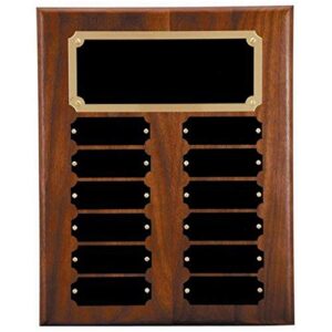 perpetual plaque award, multiple name plates, perpetual award, 8x10, trophy award, achievement award, sport award, ongoing award, employee recognition, perpetual trophy award