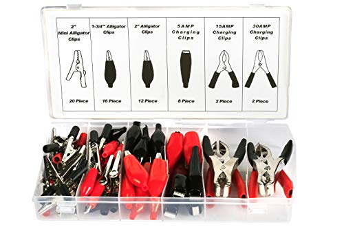 VCT 60PC PIECE ALLIGATOR CLIP/CLAMP CONNECTOR ASSORTMENT SET