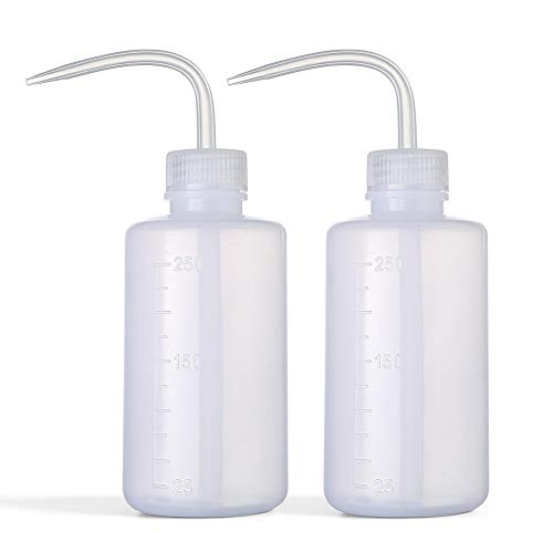 Watering Bottle Garden Tools Watering Can with Narrow Mouth Plant Flower Succulent Plastic Squeeze Bottle (250ml+250ml)