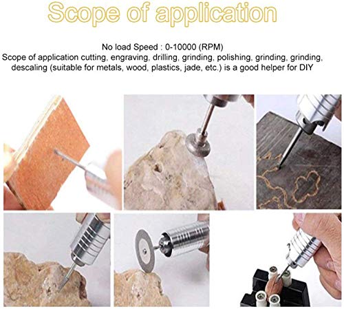 Lapidary Equipment DIY Jewelry Lapidary Saw for Cutting Rocks, 110V Mini Table Saws Grinder Polishing Machine 0-10000r/min with Flexible Shaft,Right Benchtop