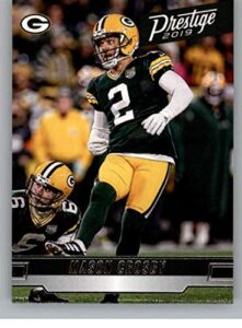 2019 prestige nfl #31 mason crosby green bay packers official panini football trading card