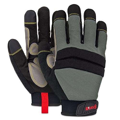 KAYGO Insulated Mechanic Work Gloves KG126W,Winter Insulated Double Lining,Heavy duty,Improved dexterity,Excellent Grip,Ideal for working on cars and outdoor jobs (1, X-Large)