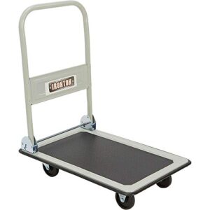 ironton folding platform truck - 330-lb. capacity, 29in.l x 19in.w, 4in. casters