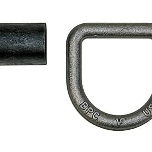 Buyers Products Domestic 1/2 inch D-Ring with Weld-On Bracket, 4 Pack