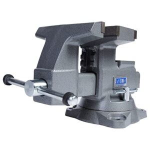 wilton 8" reversible bench vise, 9-1/4" & 14-1/2" jaw opening, 360° swivel base (4800r)