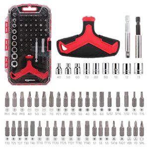 amazon basics 51-piece precision nut and screwdriver set