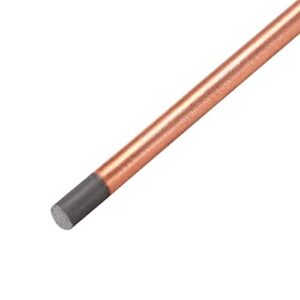 uxcell Copper Coated Gouging Carbon 4x350mm - 3pcs Carbon Gouging Rods Copperclad Electrodes