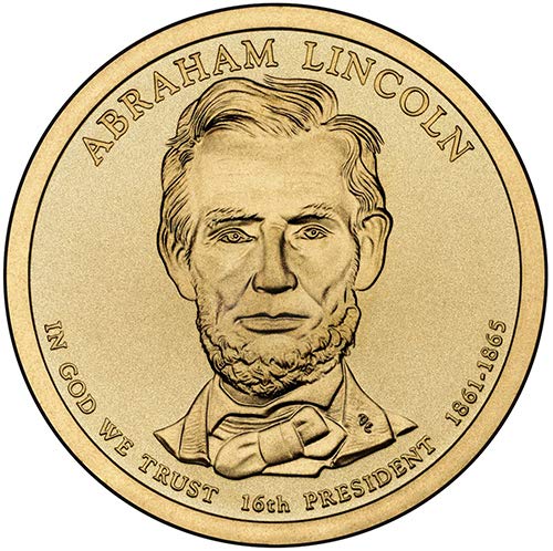 2010 P Position A Satin Finish Abraham Lincoln Presidential Dollar Choice Uncirculated US Mint