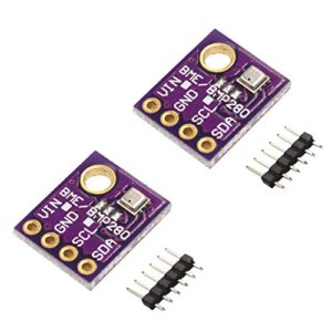 aceirmc bme280 digital 5v temperature humidity sensor atmospheric barometric pressure board iic i2c breakout for arduino (pack of 2)