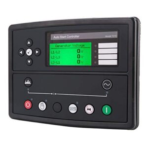 generator controller, dse7210 plastic deep sea electronic generator control panel controller with lcd display - 3 phase generator sensing, power monitoring