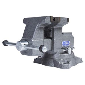 wilton 5-1/2" reversible bench vise, 6-3/4" & 10-3/4" jaw opening, 360° swivel base (4550r)