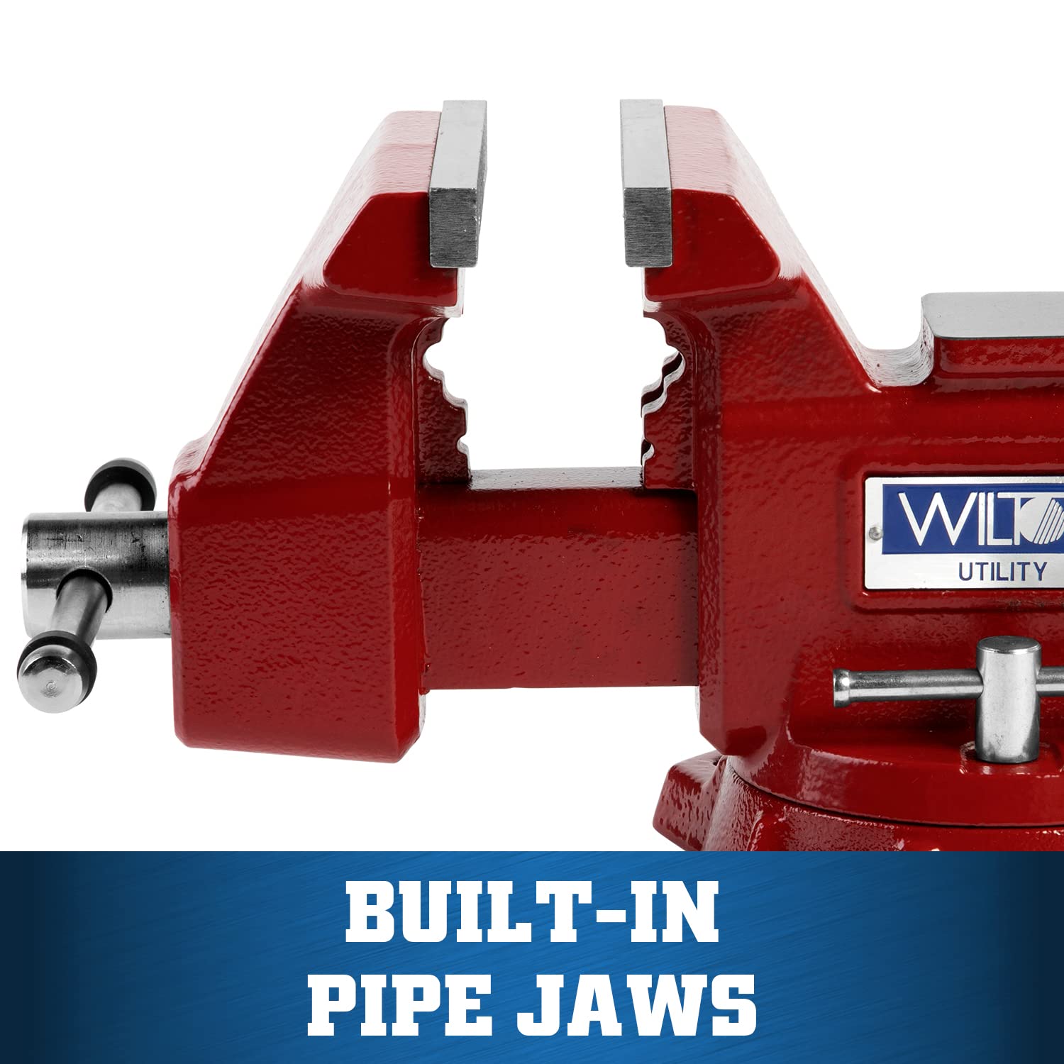 Wilton 675U Utility Bench Vise, 5-1/2" Jaw Width, 5" Jaw Opening (28819)