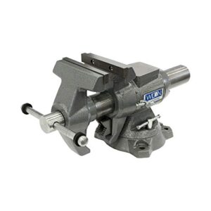 wilton 5-1/2" multi-purpose bench vise, 360° rotating head & base, 5" max opening (550p)