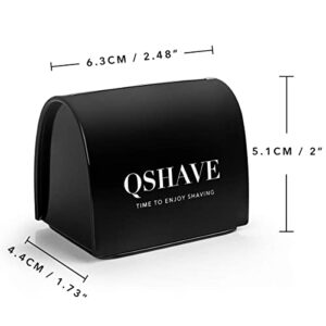 QSHAVE Blade Disposal Case Safe Storage Bank for Used Safety Razor Blades