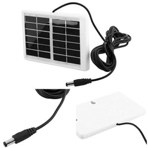 Solar Panel, 6V 12.W Outdoor Multi-Function Portable Waterproof Solar Charger for Emergency Lamp Fan and Vacation Camping