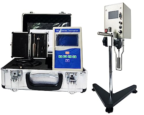 HFBTE NDJ-8S Rotational Viscometer Viscosimeter Viscosity Meter with 1~2000000mPa.s Measurement Range 1% Accuracy