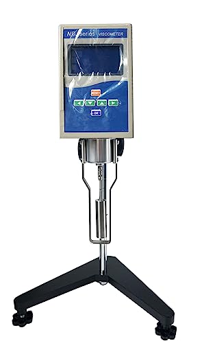 HFBTE NDJ-8S Rotational Viscometer Viscosimeter Viscosity Meter with 1~2000000mPa.s Measurement Range 1% Accuracy