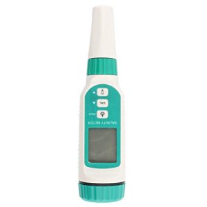 smart sensor digital salinity meter waterproof handheld salinity tester with backlight lcd display automatic calibration for water source monitoring, aquaculture