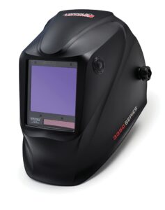 lincoln electric k3034-4 viking 3350 auto darkening welding helmet with 4c lens technology, matte black, extra large