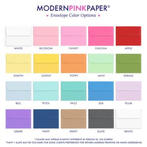 Personalized Stationary for Men or Women, Professional Personalized FOLDED Note Cards, Your Choice of Colors and Quantity