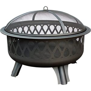 landmann 25995 magnafire fire pit, 10.3", matte black