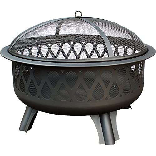 Landmann 25995 Magnafire Fire Pit, 10.3", Matte Black